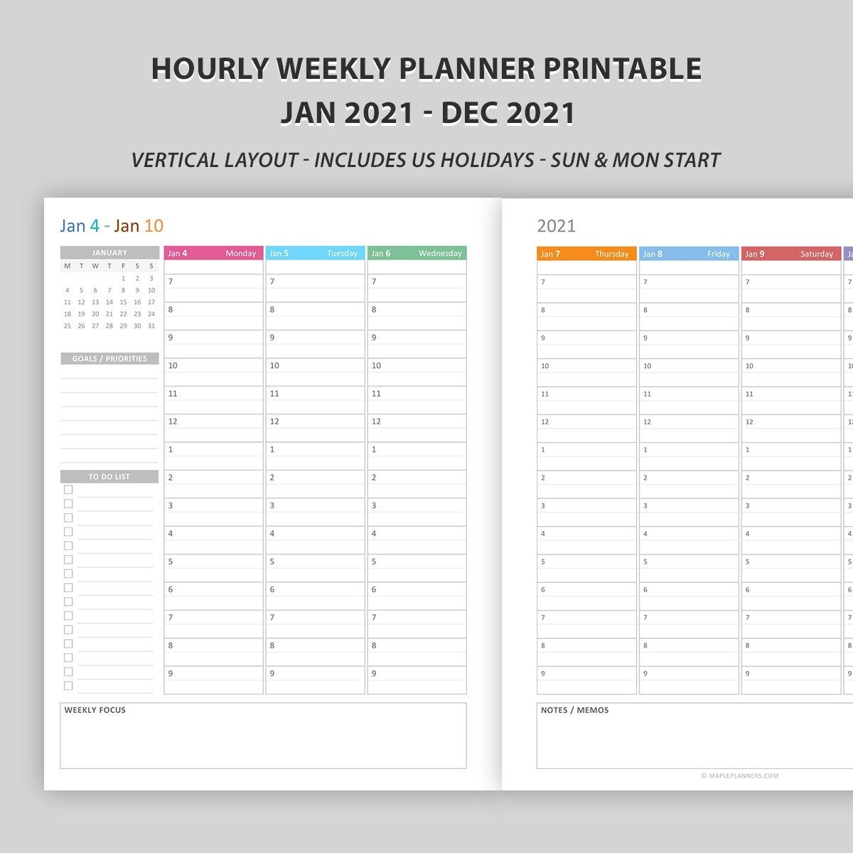 Universal Hourly Printable Schedule Calendars 2021 | Get Your Calendar ... Universal Hourly Printable Schedule Calendars 2021 | Get Your Calendar ...